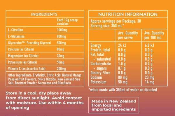 6 x Single Serve Hydra Boost Sachets - Passion Mango – Equilibrium ...
